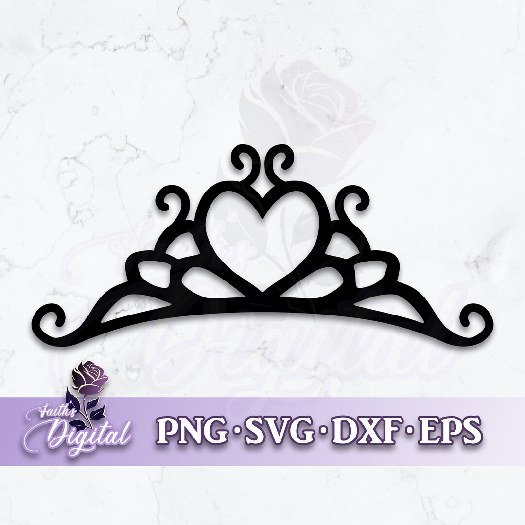 Tiara - Instant Download! Craft With Ease: Svg, Png, Dxf, & Eps Files ...