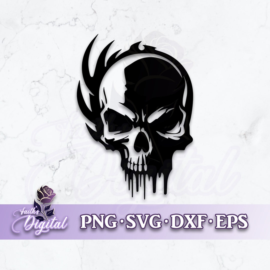 Skull - Instant Download! Craft With Ease: Svg, Png, Dxf, & Eps Files ...