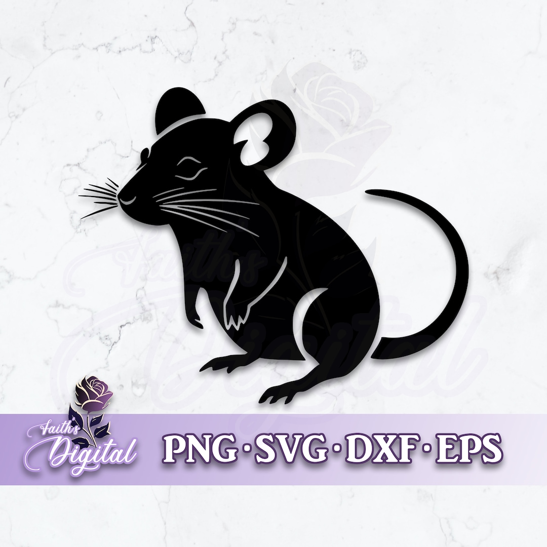 Mouse - Instant Download! Craft With Ease: Svg, Png, Dxf, & Eps Files ...