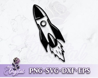 Rocket SVG Birthday SVG / Theme Stars Boy Girl Svg Cut Cuttable Cutting ...