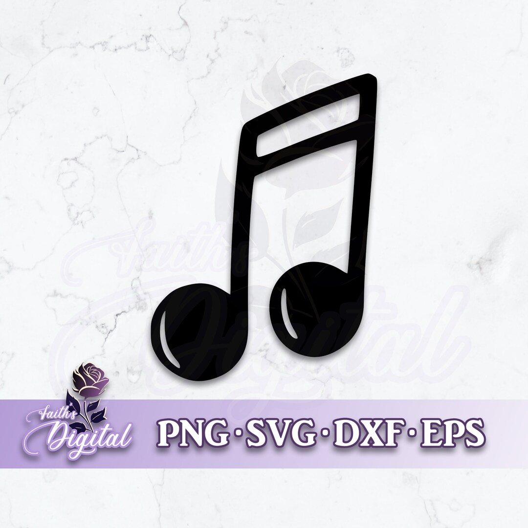 Sixteenth Note - Instant Download! Craft With Ease: Svg, Png, Dxf ...