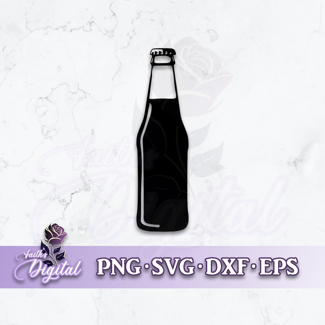 Soda Bottle - Instant Download! Craft With Ease: Svg, Png, Dxf, & Eps ...