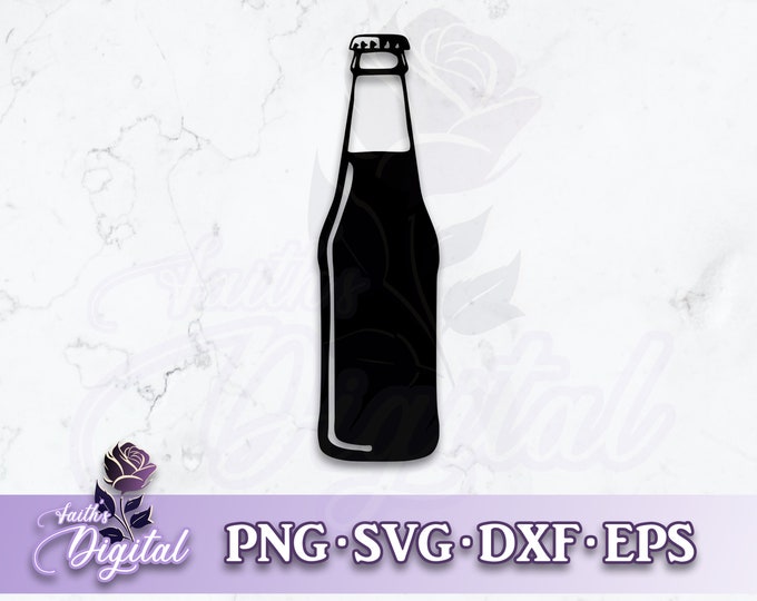 3D Paper Pop Bottle Gift Box SVG Cut File With Printable Label "world's ...
