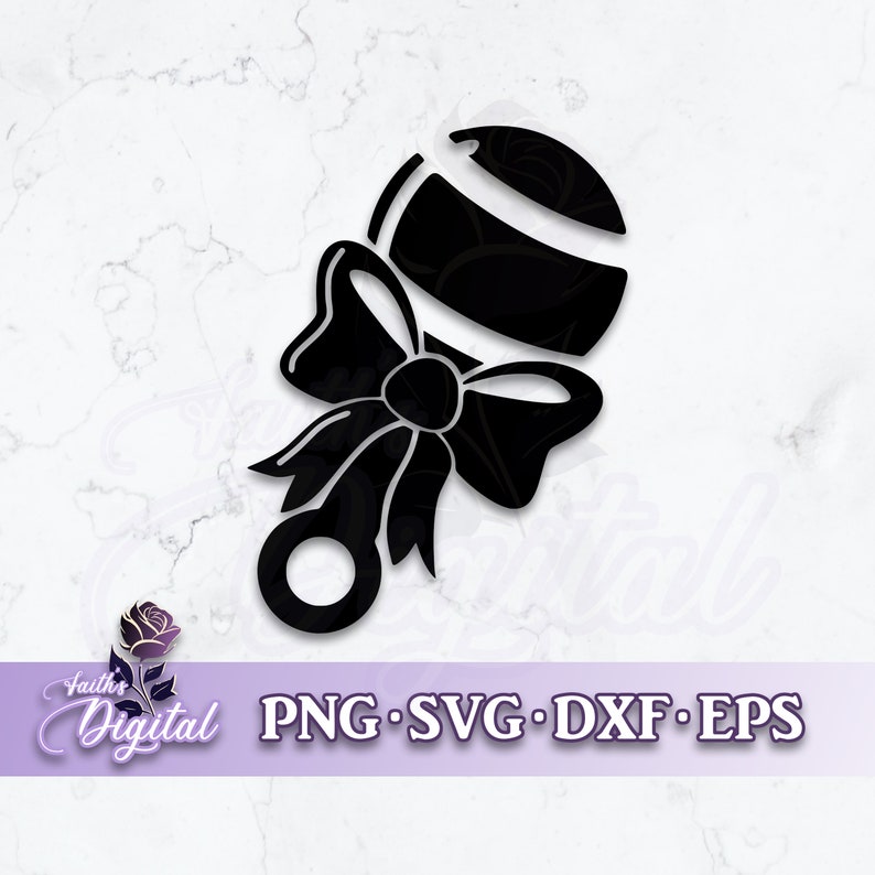 Baby Rattle - Instant Download! Craft With Ease: Svg, Png, Dxf, & Eps ...