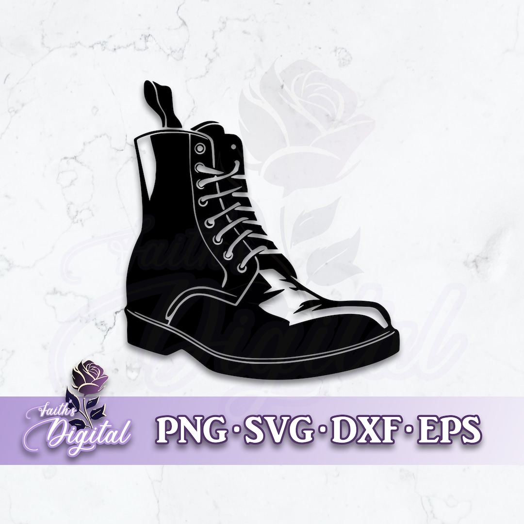 Boot - Instant Digital Download Svg, Png, Dxf, & Eps File - Etsy