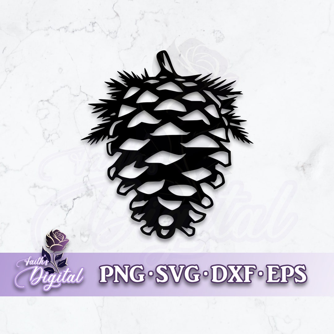 Pine Cone - Instant Download! Craft With Ease: Svg, Png, Dxf, & Eps ...
