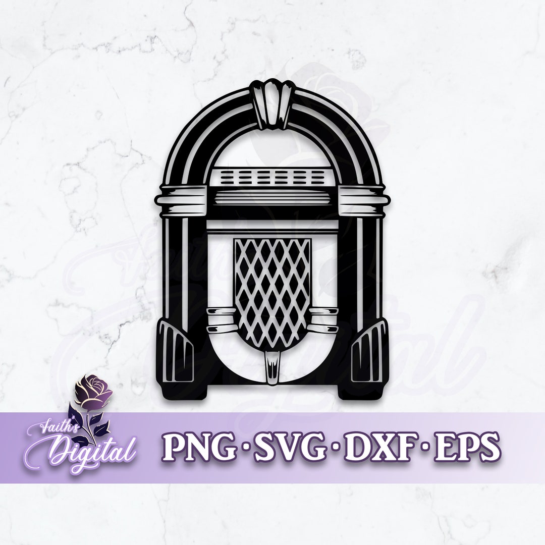 Jukebox - Instant Download! Craft With Ease: Svg, Png, Dxf, & Eps Files ...