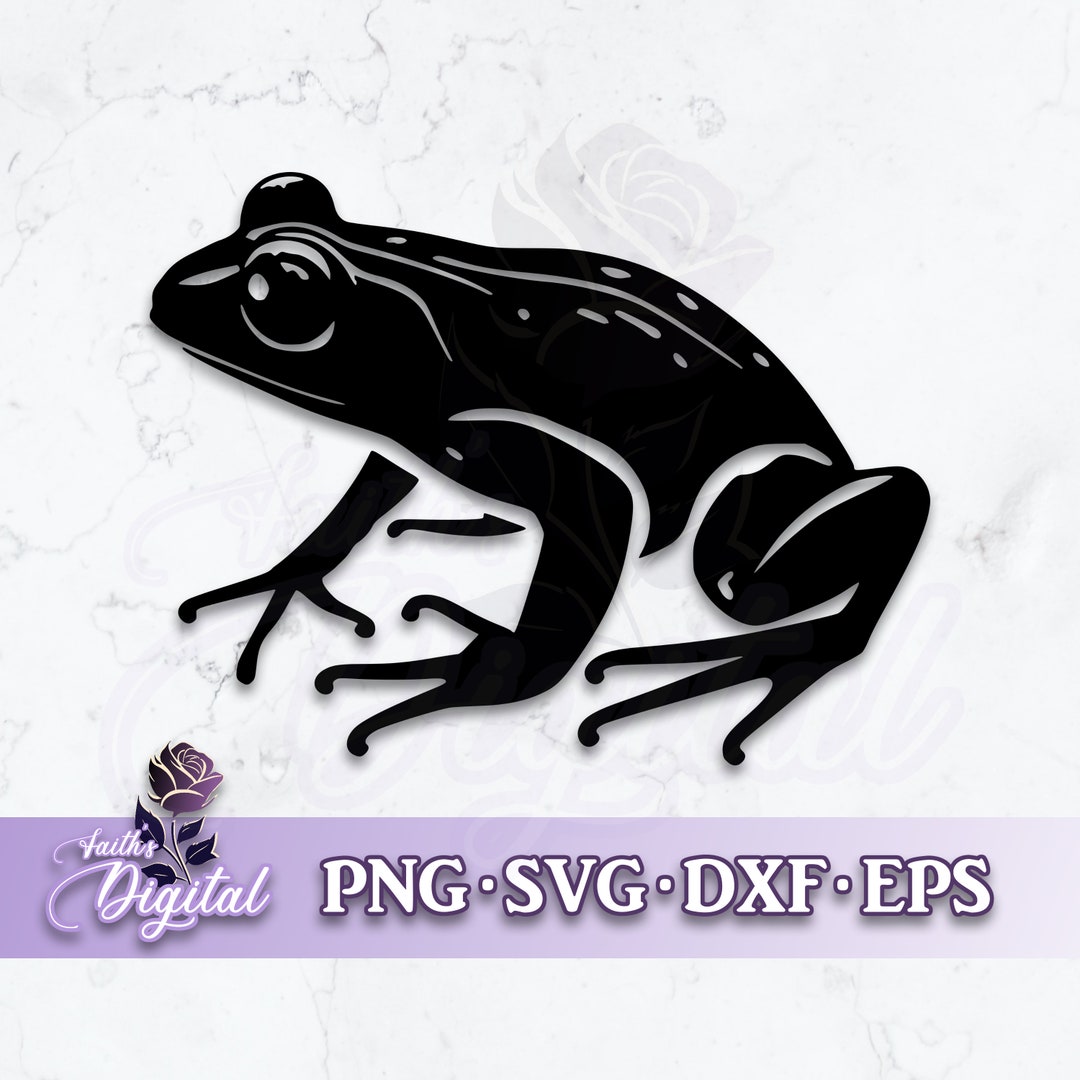 Frog - Instant Download! Craft With Ease: Svg, Png, Dxf, & Eps Files ...