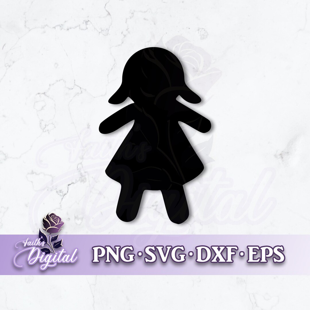 Doll - Instant Download! Craft With Ease: Svg, Png, Dxf, & Eps Files ...