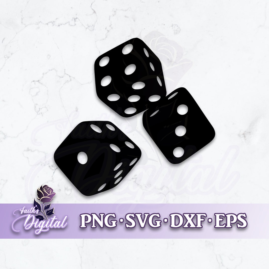 Dice - Instant Download! Craft With Ease: Svg, Png, Dxf, & Eps Files ...