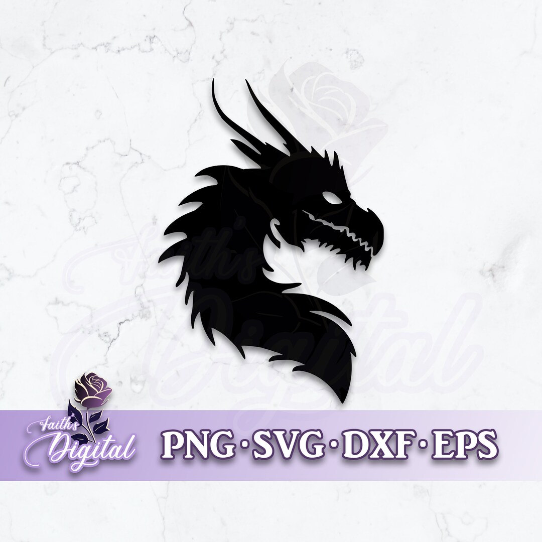 Dragon - Instant Download! Craft With Ease: Svg, Png, Dxf, & Eps Files ...