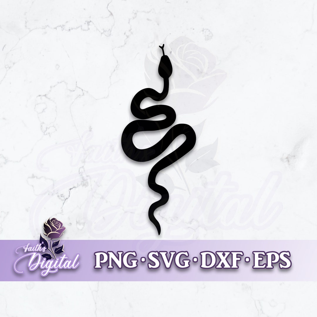 Snake - Instant Download! Craft With Ease: Svg, Png, Dxf, & Eps Files ...