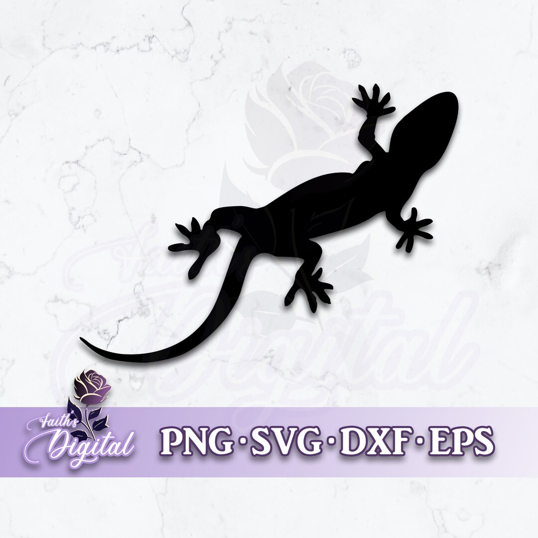Gecko - Instant Download! Craft With Ease: Svg, Png, Dxf, & Eps Files ...