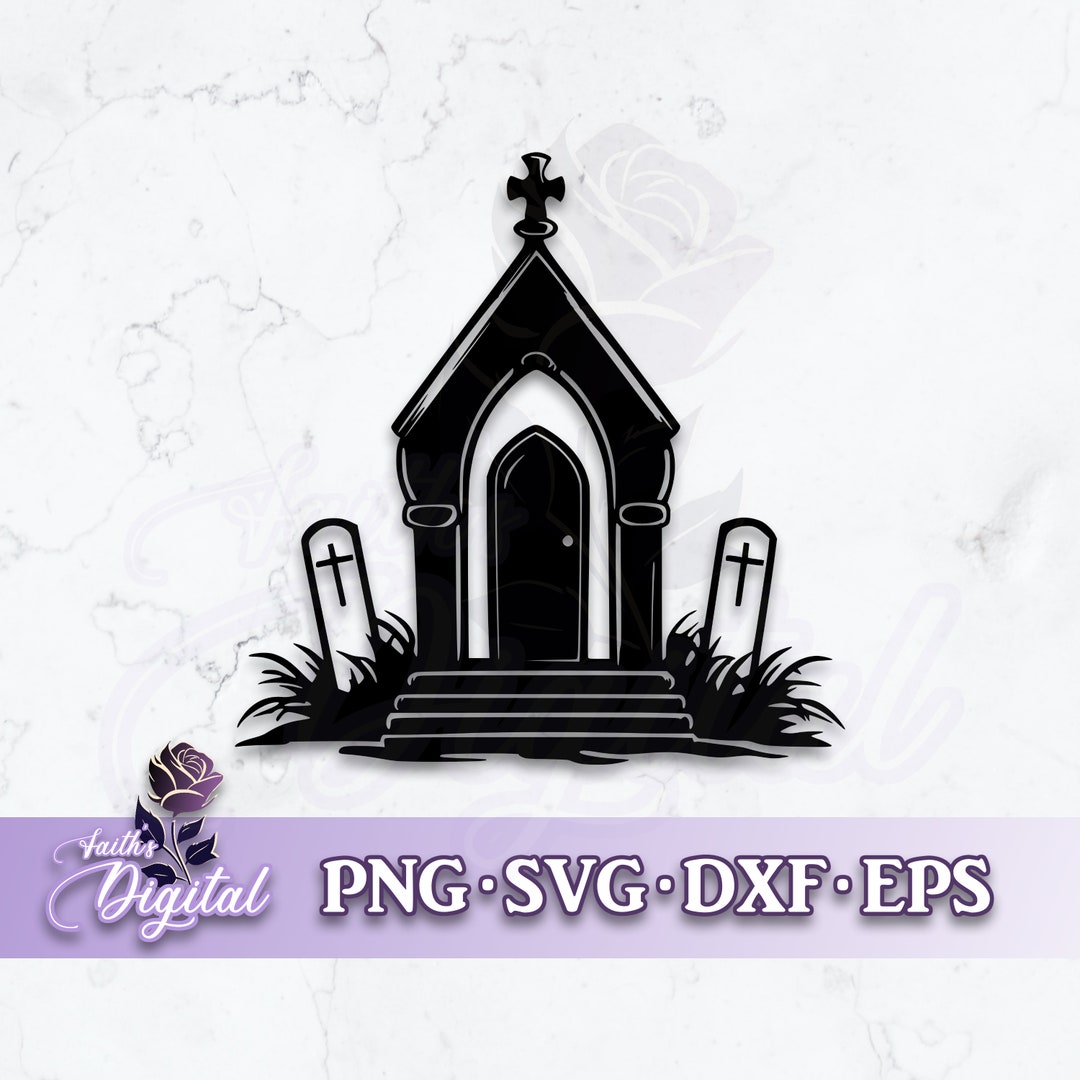 Cemetery - Instant Download! Craft With Ease: Svg, Png, Dxf, & Eps ...
