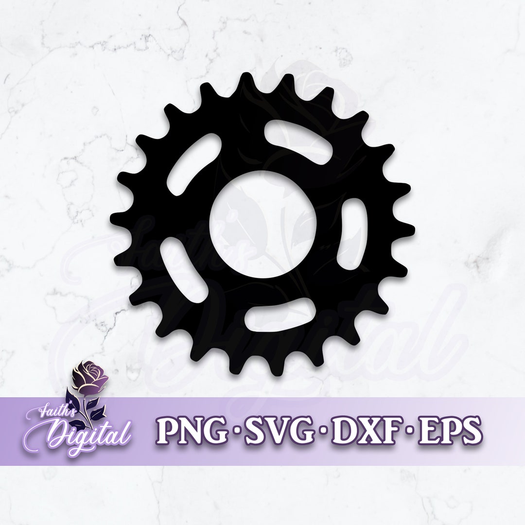 Cog - Instant Download! Craft With Ease: Svg, Png, Dxf, & Eps Files ...