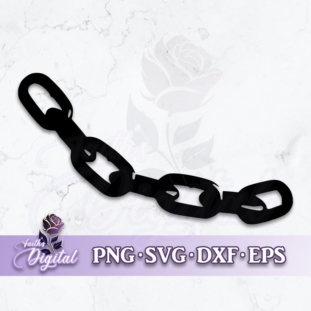 Chain - Instant Download! Craft With Ease: Svg, Png, Dxf, & Eps Files ...