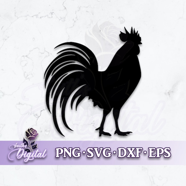 Rooster Svg - Etsy