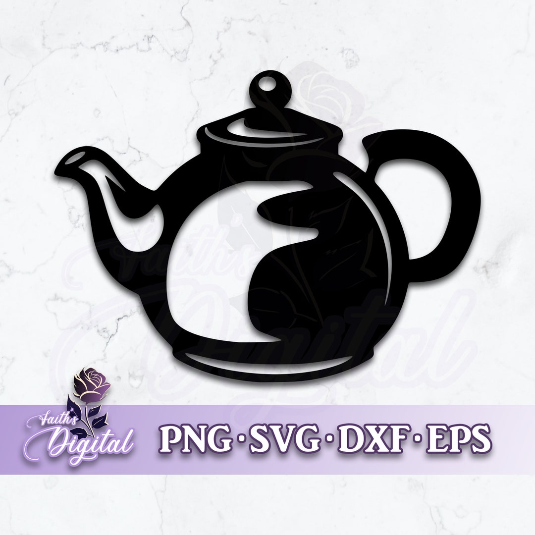 Teapot - Instant Download! Craft With Ease: Svg, Png, Dxf, & Eps Files ...