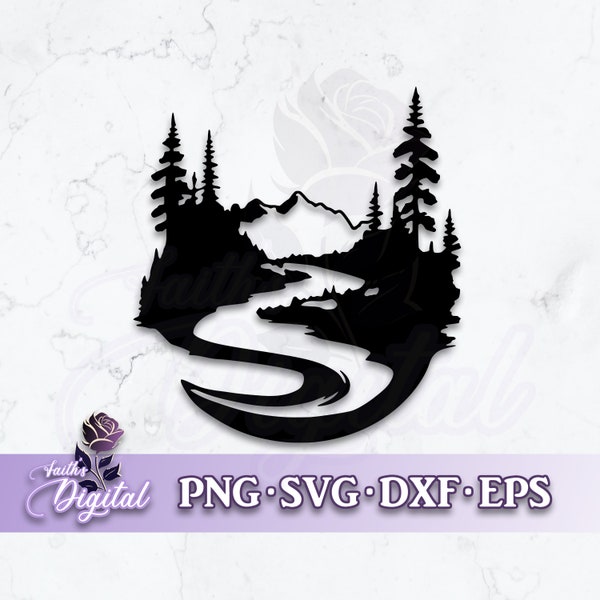 Landscape Svg - Etsy