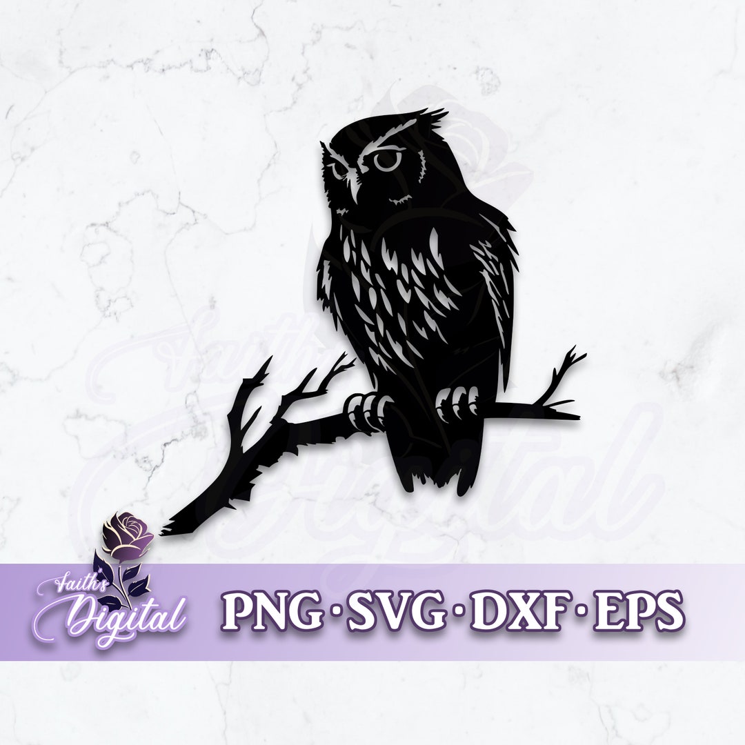 Owl - Instant Download! Craft With Ease: Svg, Png, Dxf, & Eps Files ...