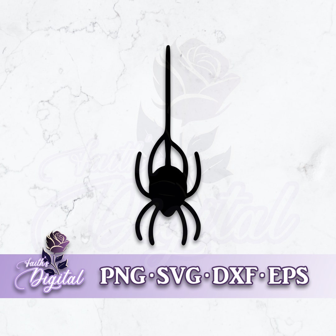 Spider - Instant Download! Craft With Ease: Svg, Png, Dxf, & Eps Files ...