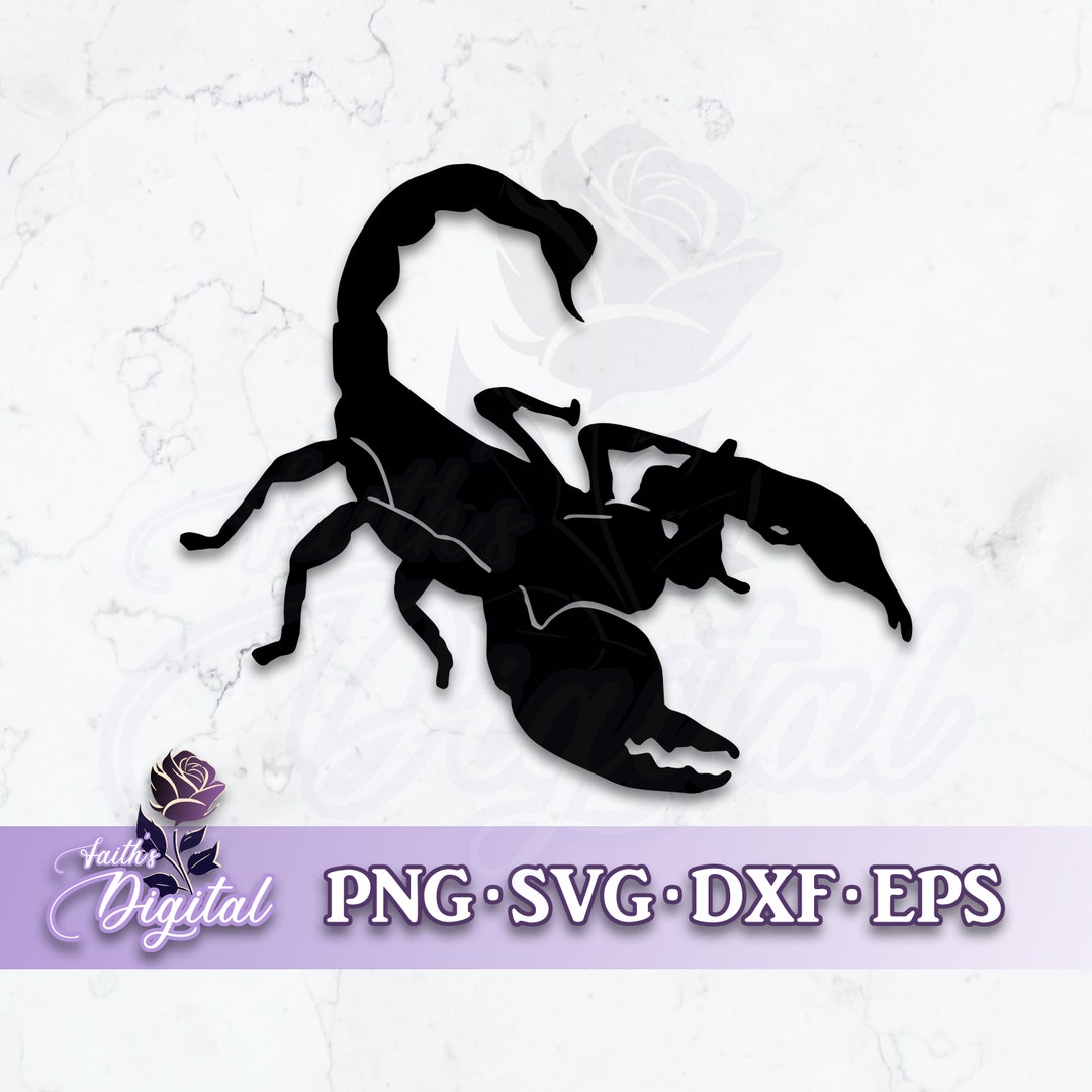 Scorpion - Instant Download! Craft With Ease: Svg, Png, Dxf, & Eps ...