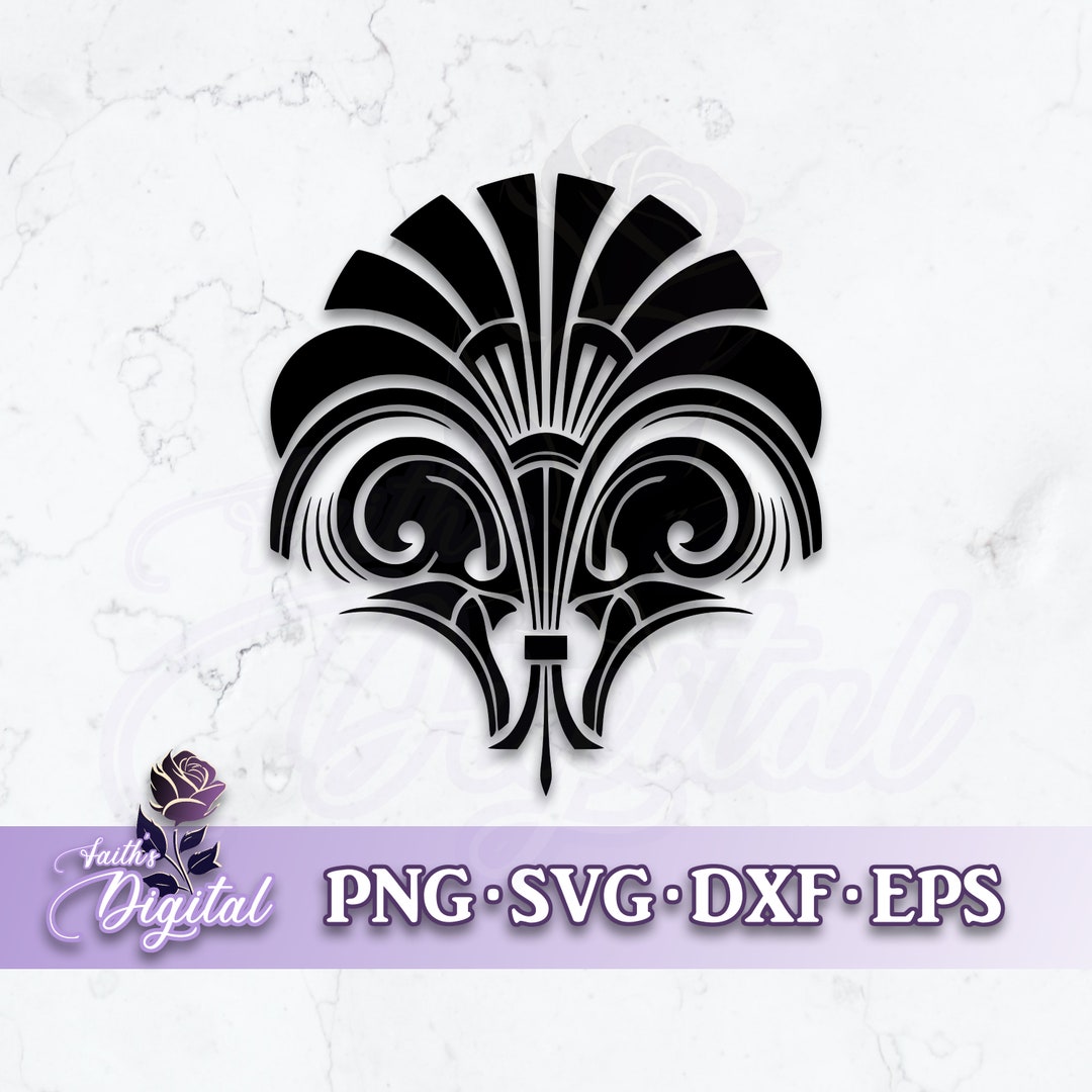 Art Deco Design Instant Digital Download Svg, Png, Dxf, & Eps Files - Etsy