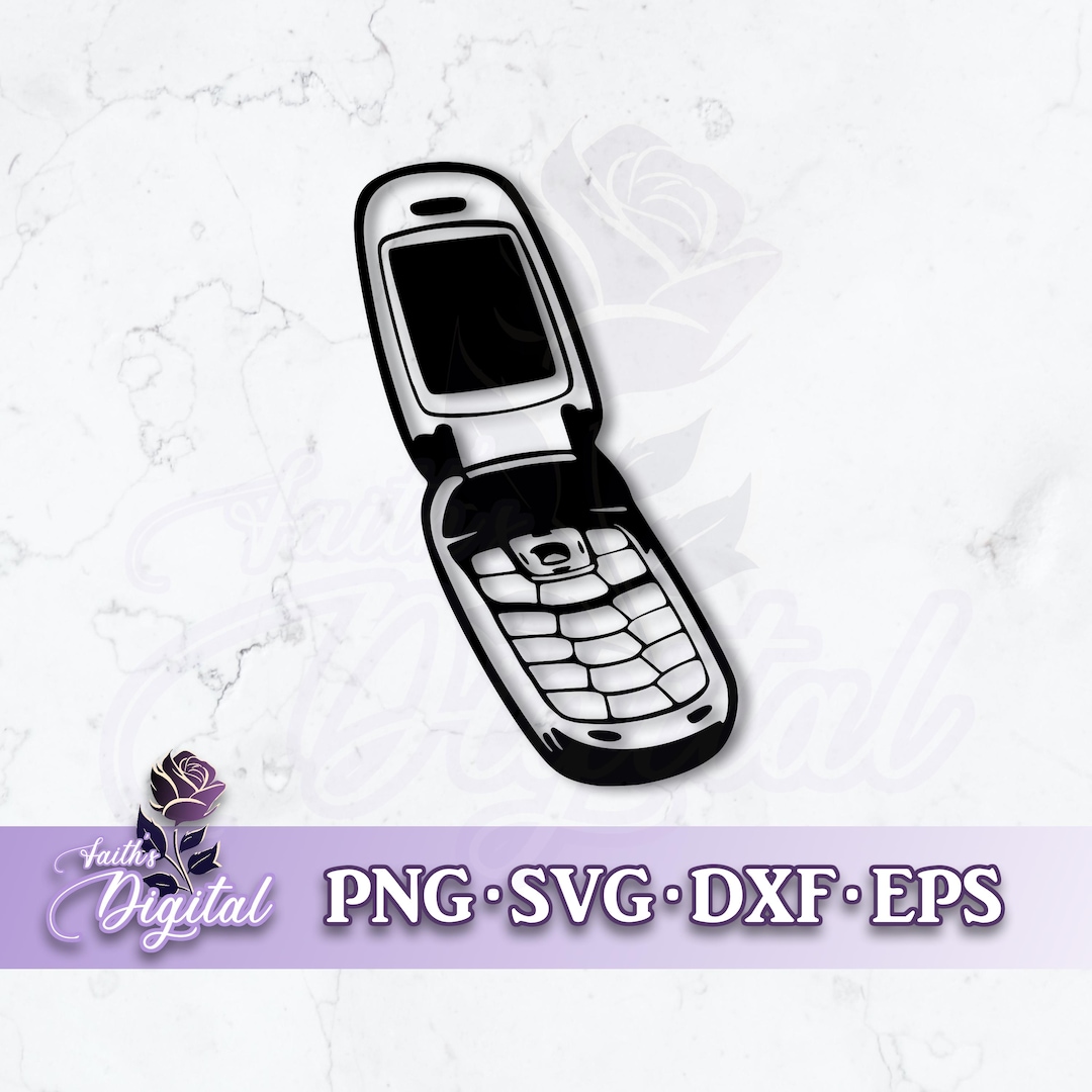 Cell Phone - Instant Download! Craft With Ease: Svg, Png, Dxf, & Eps ...