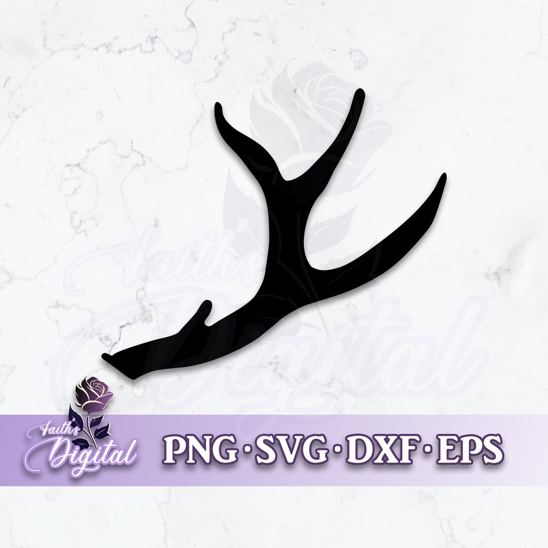 Antler - Instant Download! Craft With Ease: Svg, Png, Dxf, & Eps Files ...