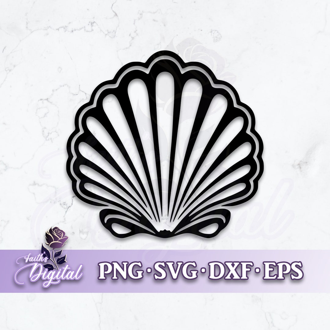 Seashell - Instant Download! Craft With Ease: Svg, Png, Dxf, & Eps ...