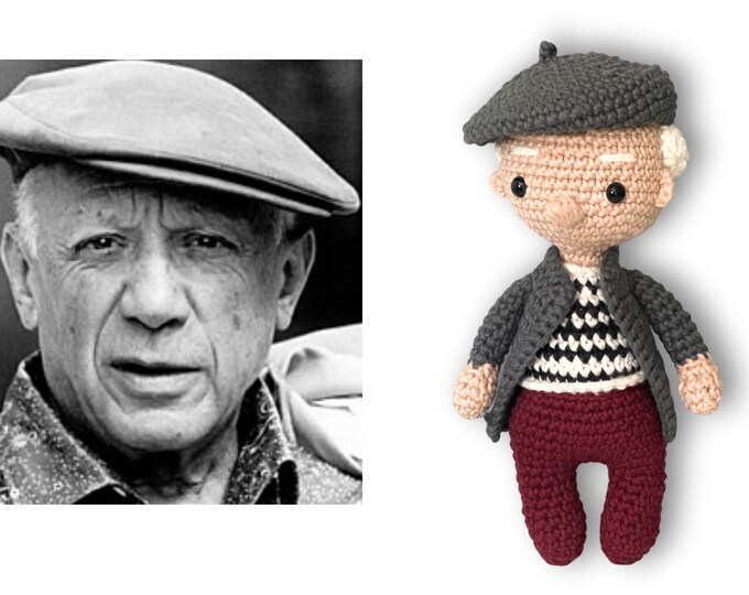 Crochet Doll Pablo Picasso / Amigurumi - Etsy