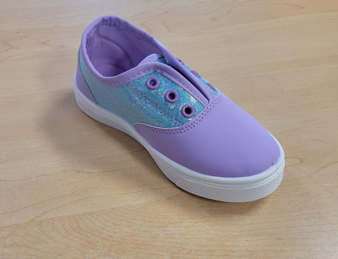 Oomphies Robin Pink & Lilac Robin Kids Shoes – Easy Slip-on Canvas ...