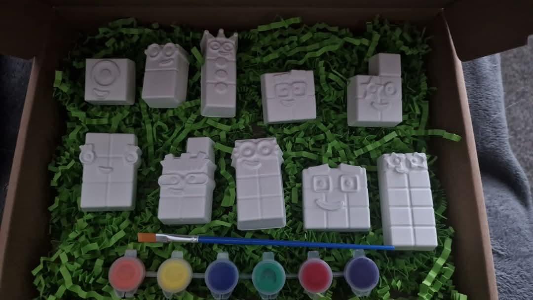 Numberblocks Paint Your Own - Etsy UK