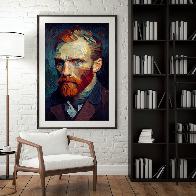 Vincent Van Gogh Portrait, Painting, Art Print, Poster, Wall Art ...