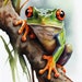 Tree Frog Watercolor, Art Print, Poster, Wall Art, Digital Download ...
