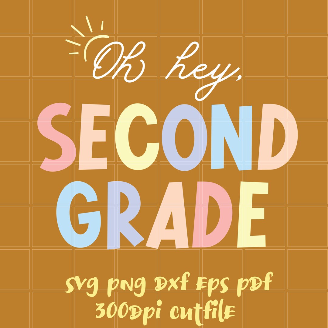Oh hola Segundo grado Svg Maestro de 2do grado Svg - Etsy México