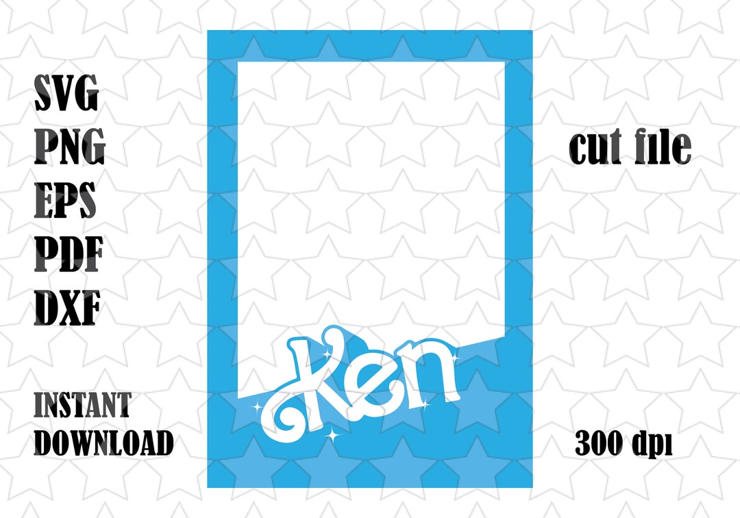 Doll Ken Box Svg Barbi Logo SVG PNG Clipart Digital Download - Etsy ...