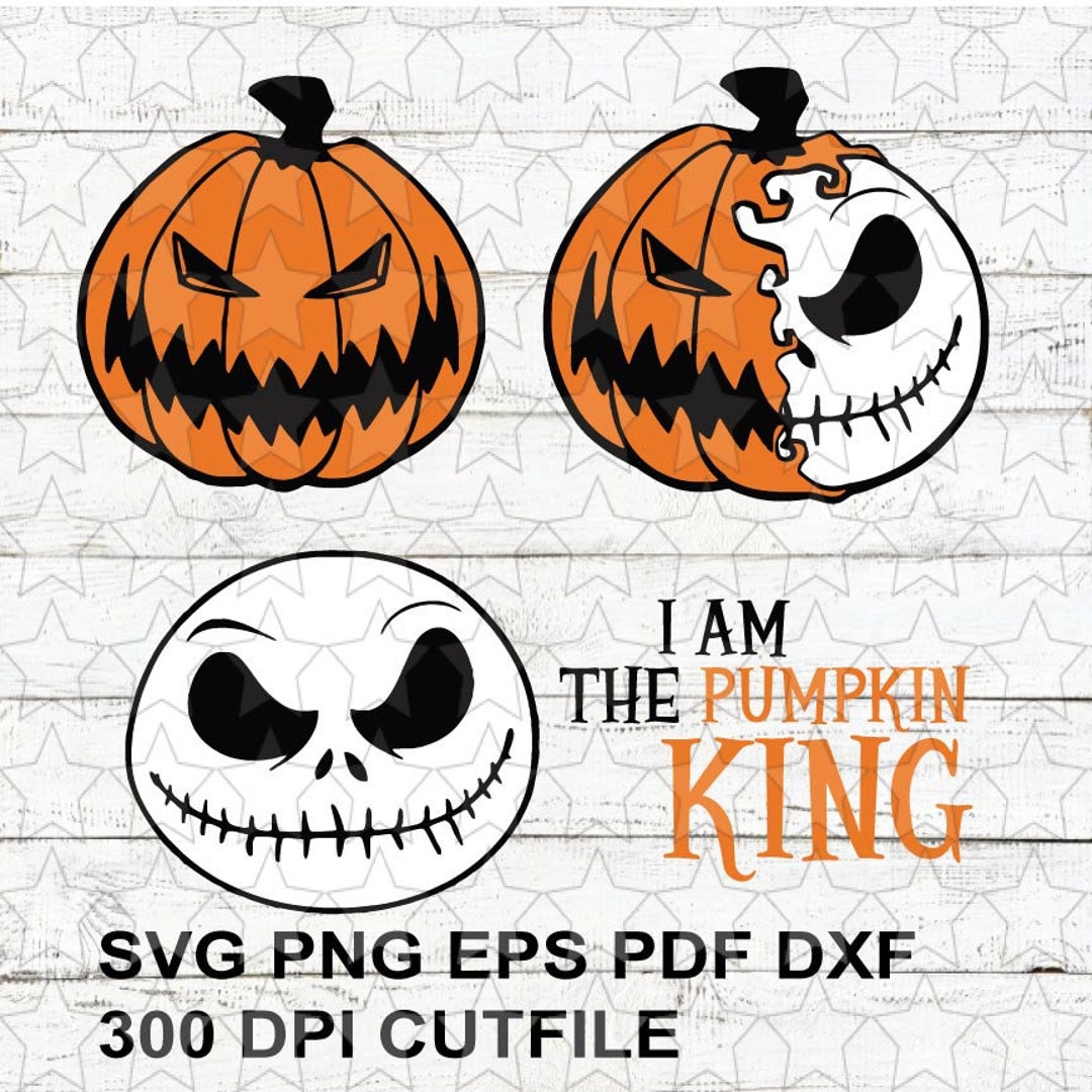Rey calabaza Svg, Calabaza Svg, Horror Svg, Personaje de terror Svg ...