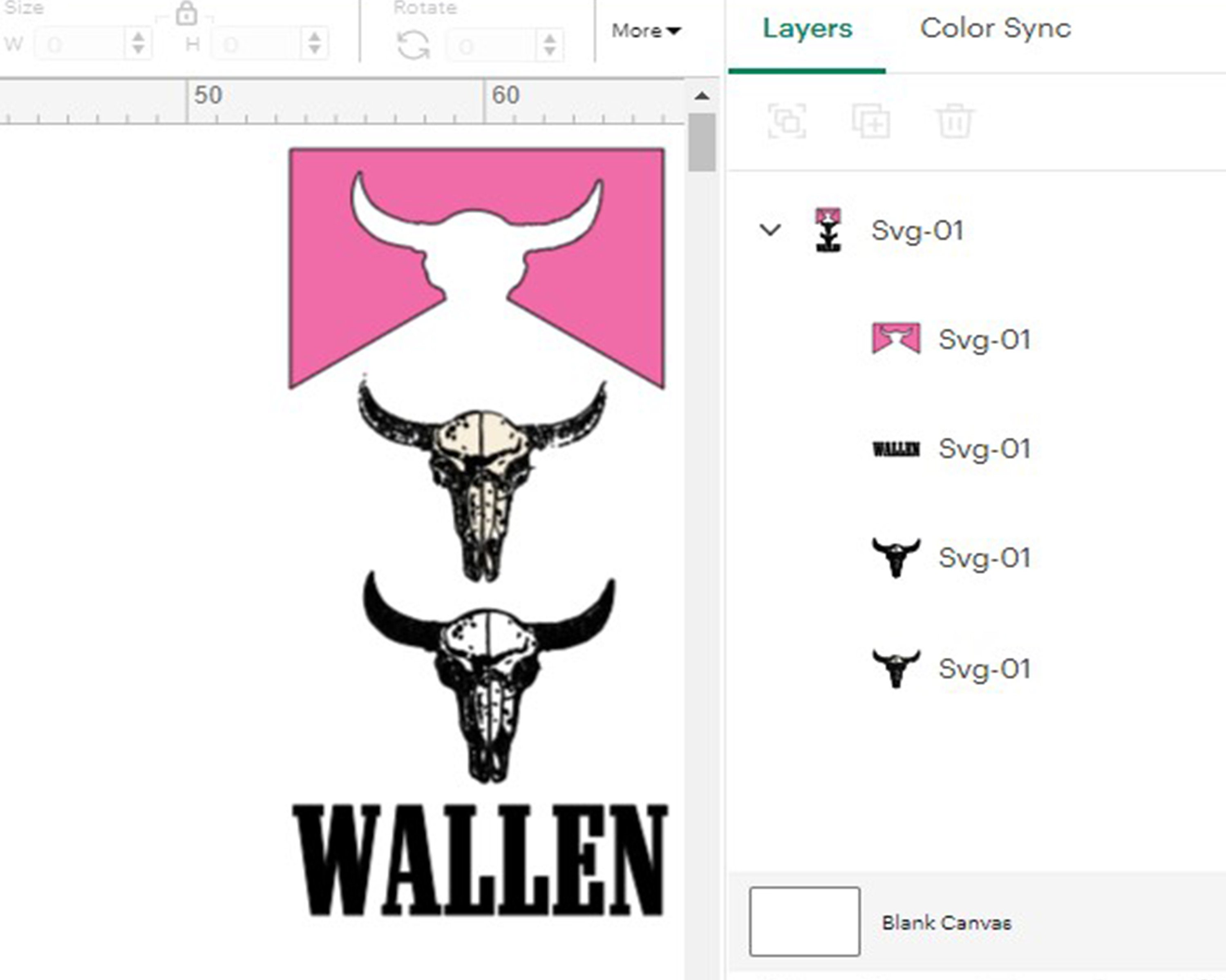 Wallen Bullhead SVG, Country Western Svg,wallen Bull Skull Svg, Cowboy ...