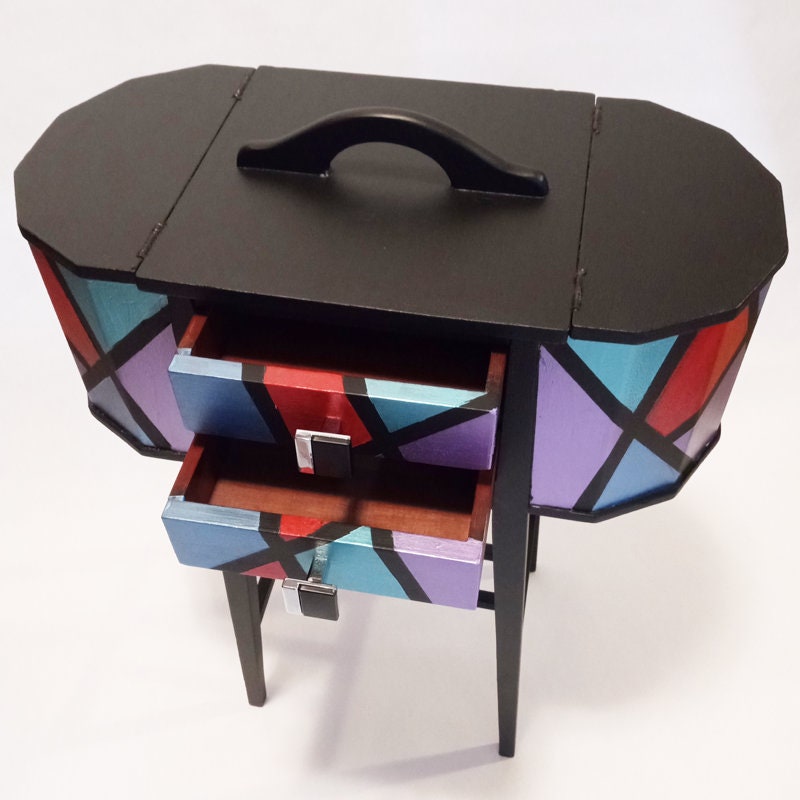 Art Deco Side Table - Etsy