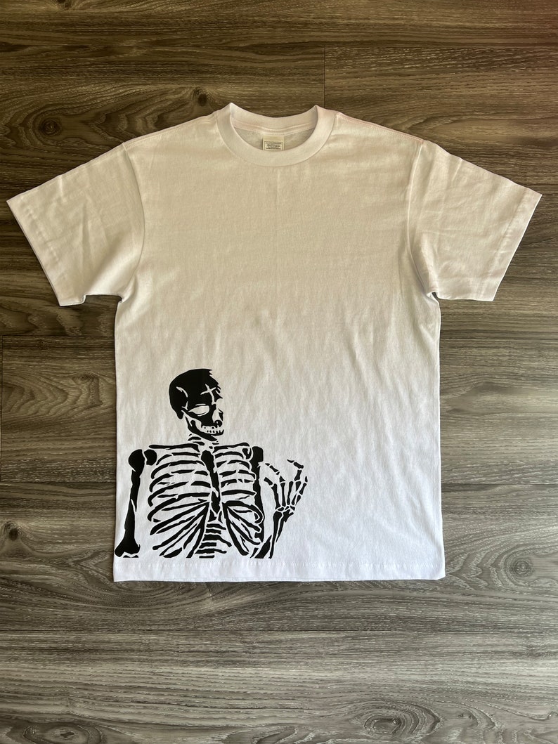 Y2k Skeleton T-shirt - Etsy