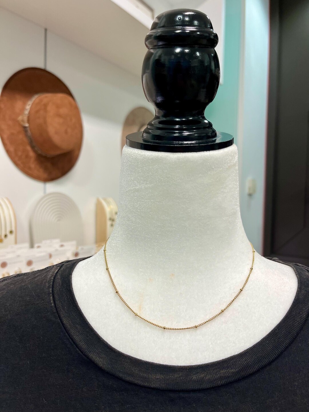 BUBBLE CHAIN NECKLACE - Stainless Steel. Simple. Gold or Silver - Etsy