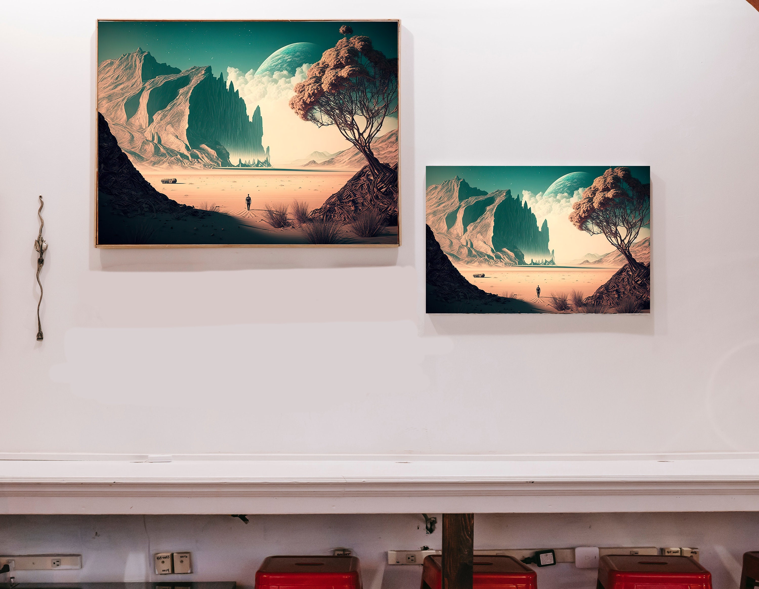 Printable DIGITAL Art Digital Painting Desert Landscape Prtintable ...