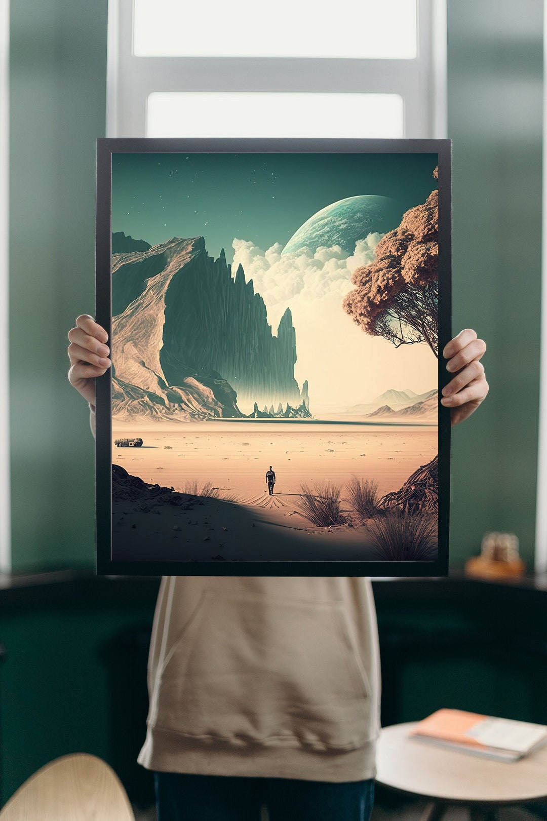 Printable DIGITAL Art Digital Painting Desert Landscape Prtintable ...