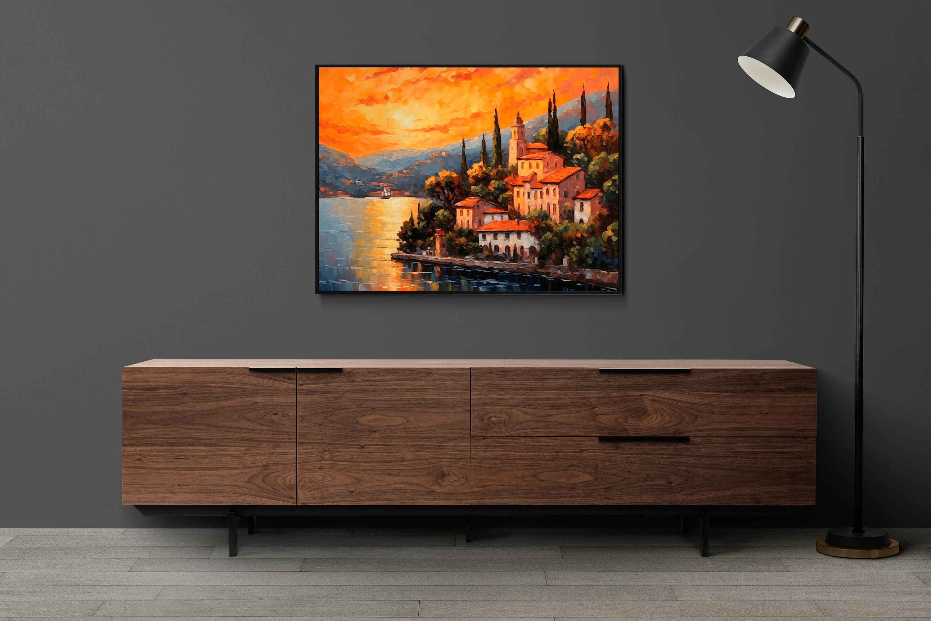 Lake Como Art, Italy Wall Art, Room Wall Art, Home Decor, Room Wall Art ...