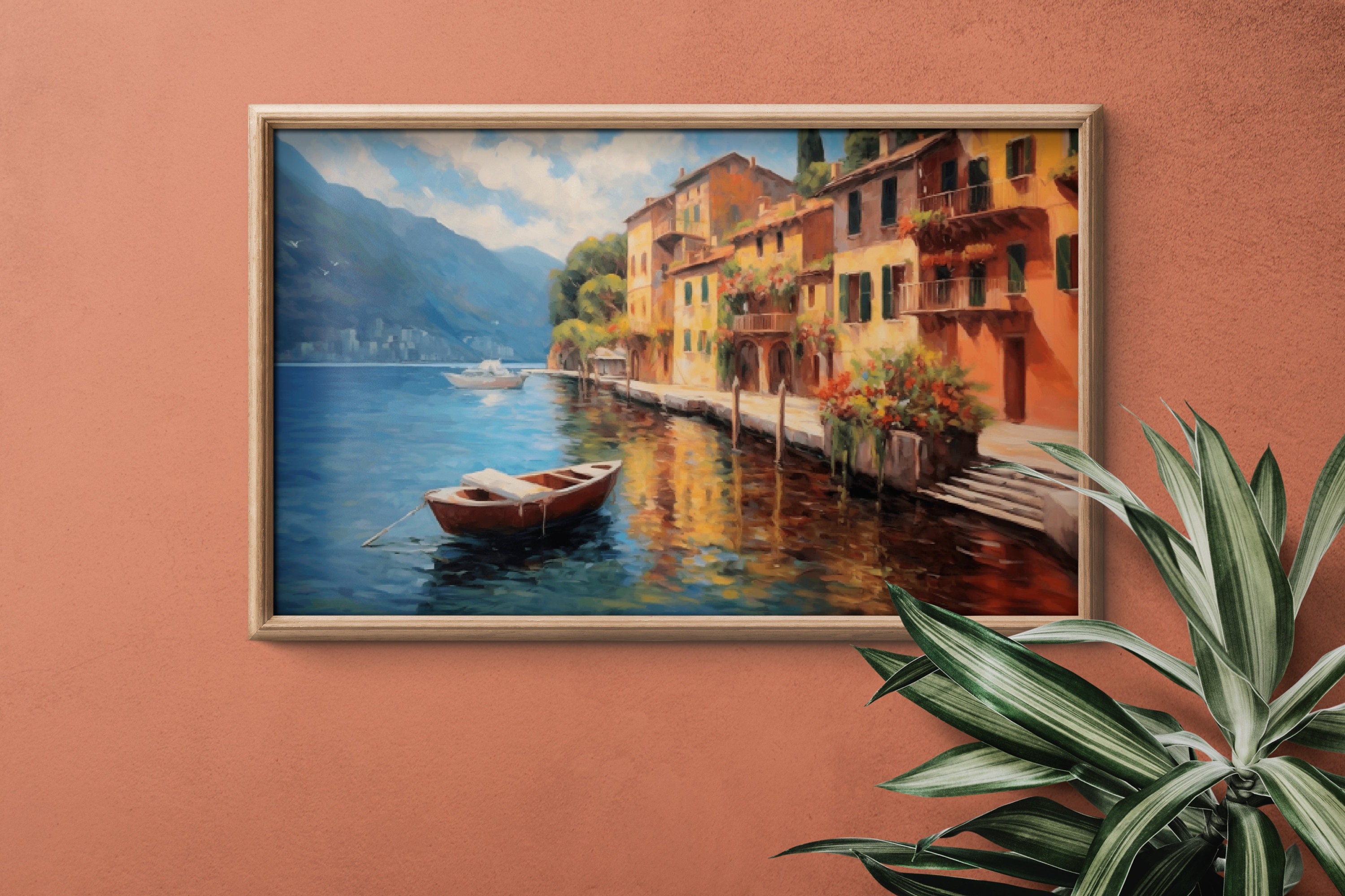 Lake Como Art, Italy Wall Art, Room Wall Art, Home Decor, Room Wall Art ...