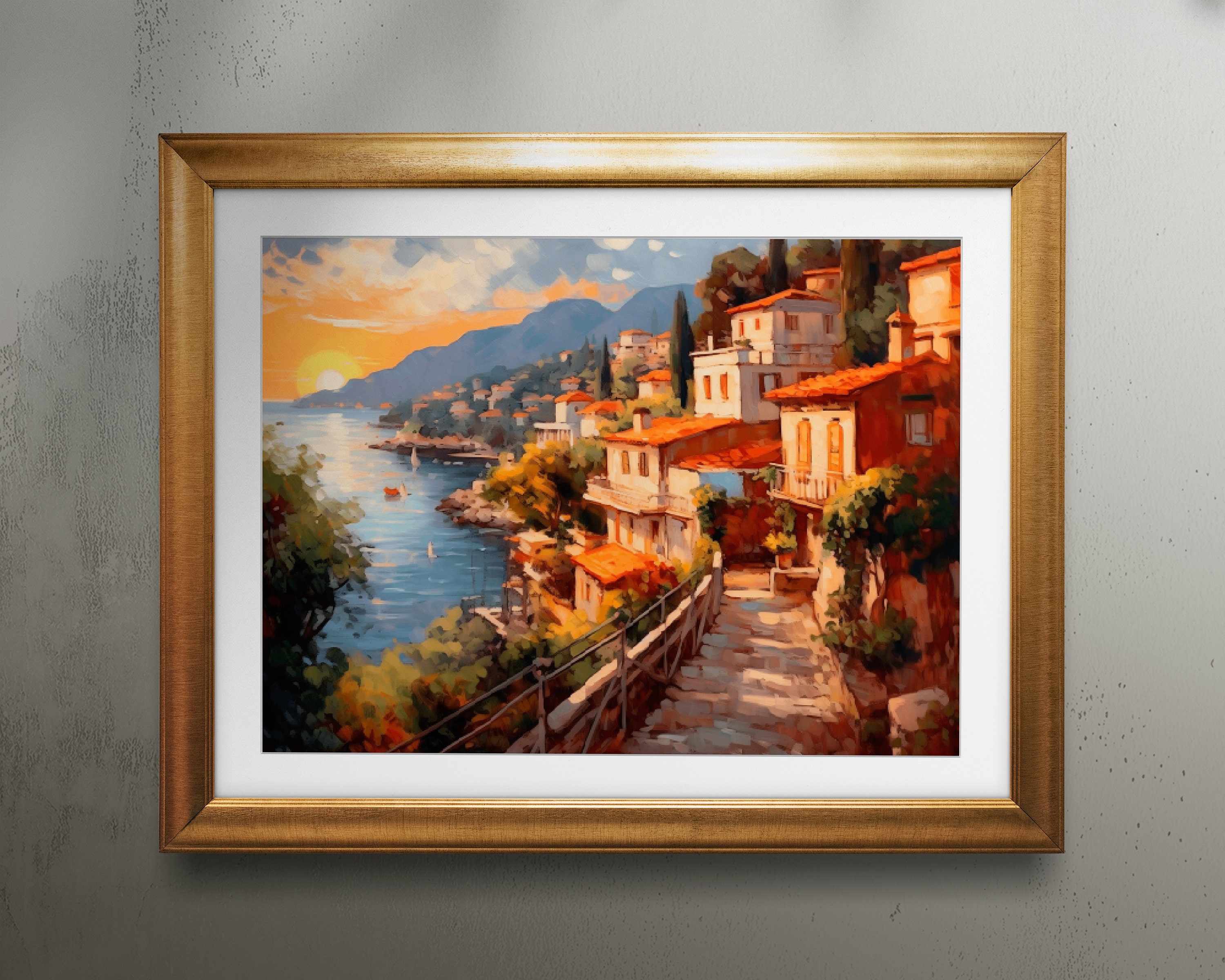 Lake Como Art, Italy Wall Art, Room Wall Art, Home Decor, Room Wall Art ...