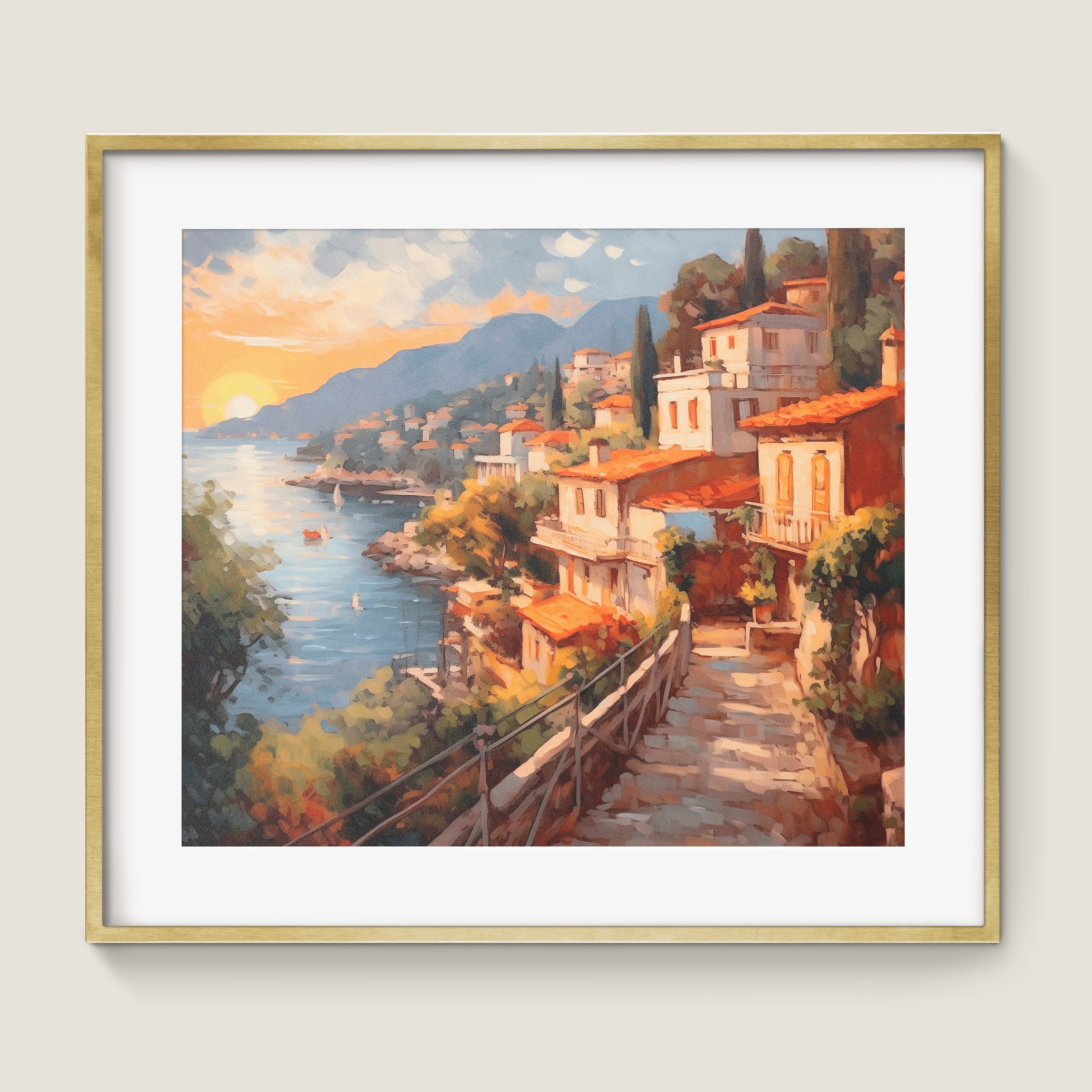 Lake Como Art, Italy Wall Art, Room Wall Art, Home Decor, Room Wall Art ...