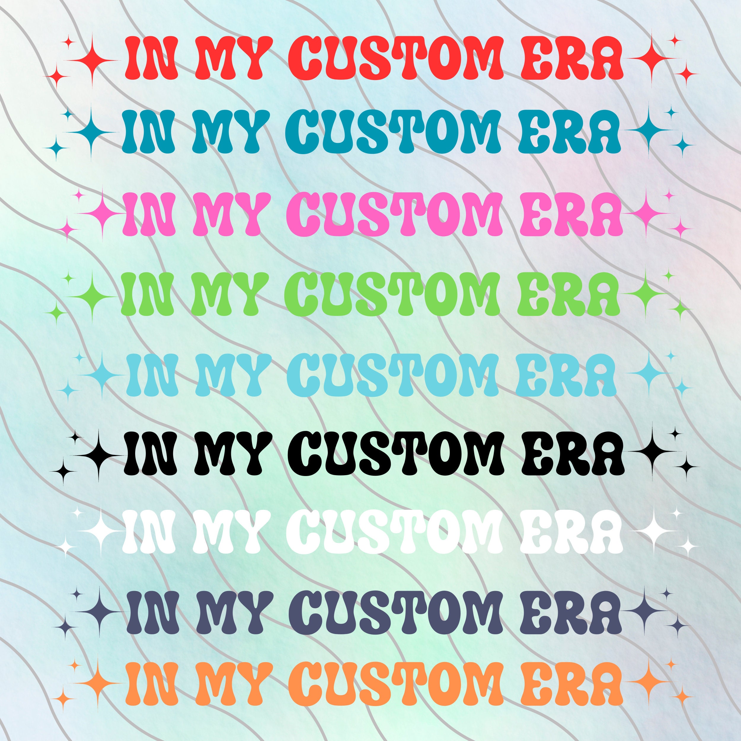 In My Custom Era Svg Customizable Svg in My Era Svg in - Etsy