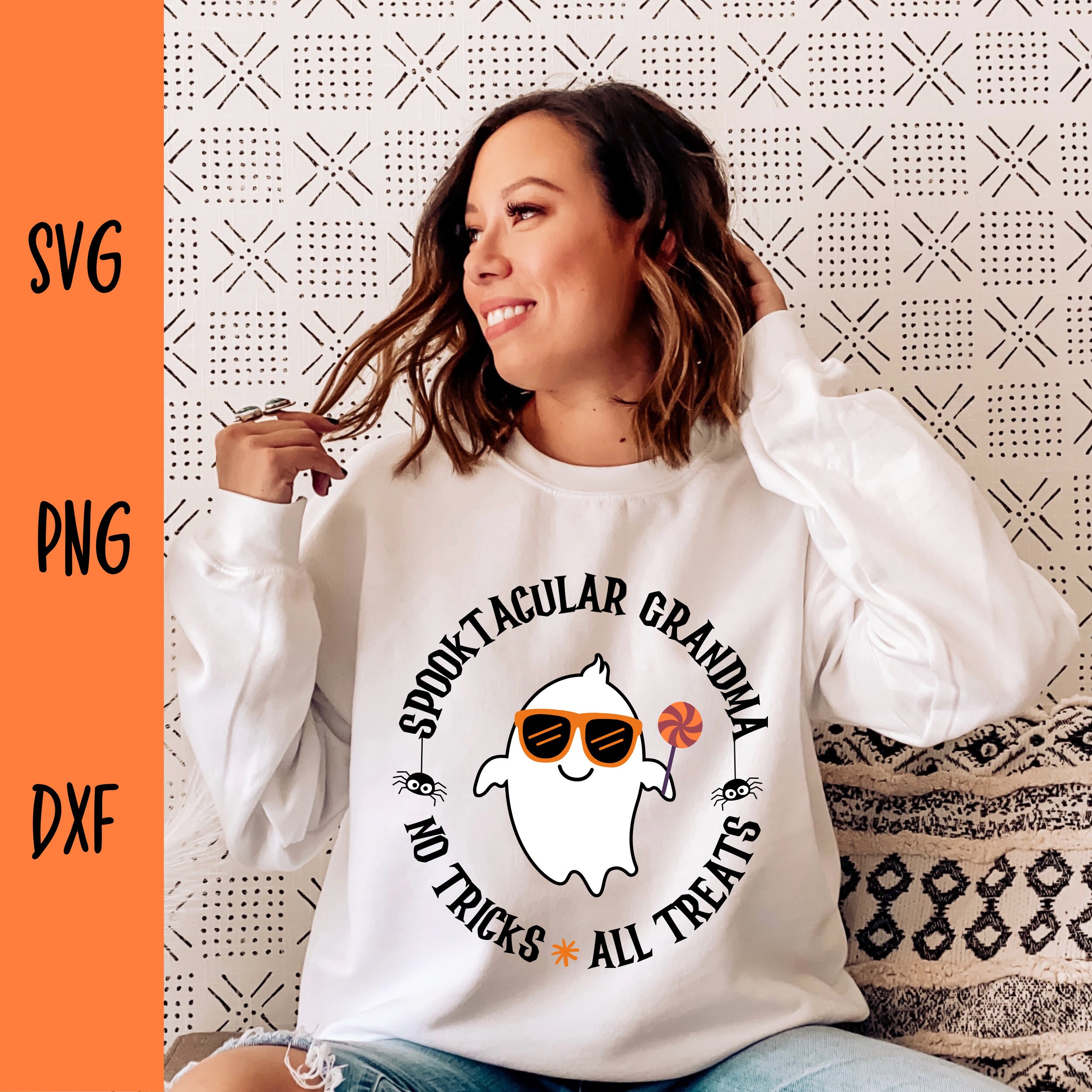 Spooktacular Grandma Svg - Grandma Halloween Shirt Svg - Grandma ...